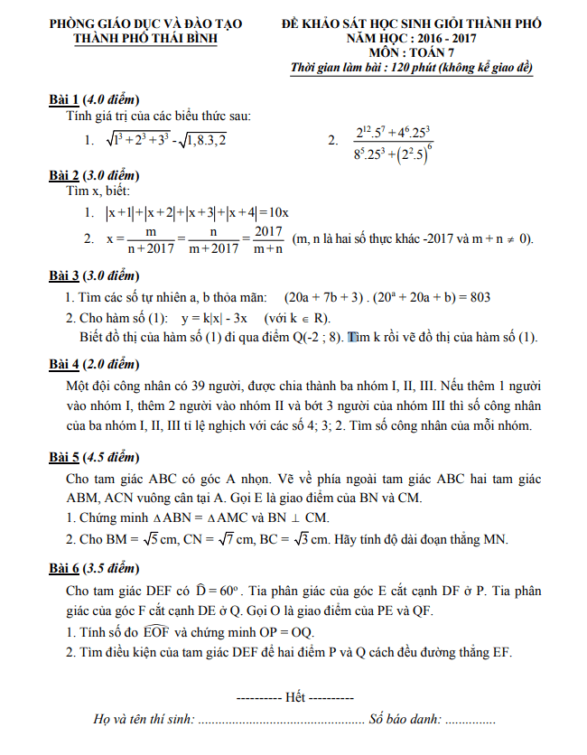 Đề thi HSG Toán 7 - Trang 3 trên 4 - THCS.TOANMATH.com