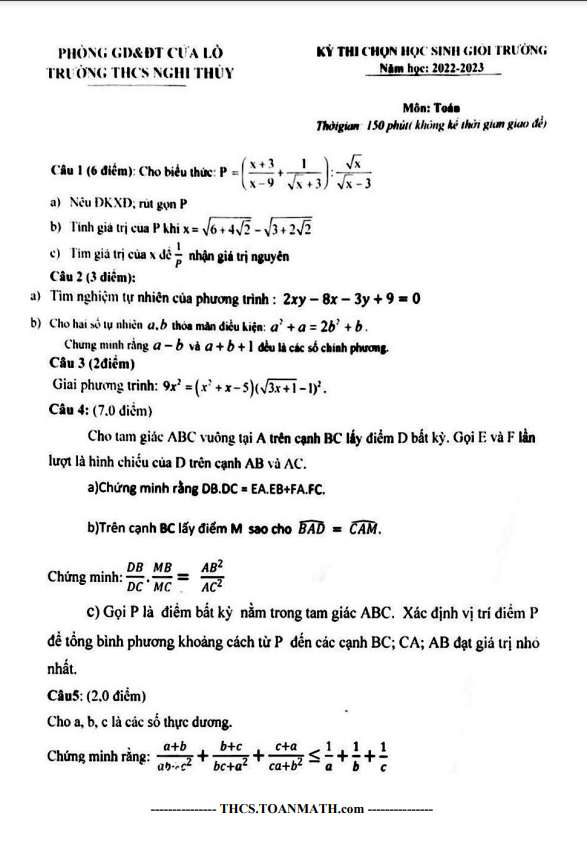 de-hoc-sinh-gioi-toan-9-nam-2022-2023-truong-thcs-nghi-thuy-nghe-an - THCS.TOANMATH.com