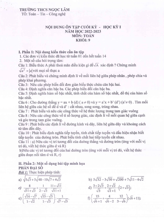 de-cuong-on-tap-cuoi-ky-1-toan-9-nam-2022-2023-truong-thcs-ngoc-lam-ha-noi - THCS.TOANMATH.com