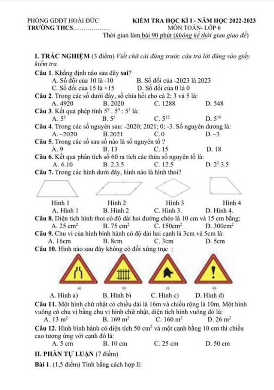 de-hoc-ki-1-toan-6-nam-2022-2023-phong-gddt-hoai-duc-ha-noi - THCS.TOANMATH.com