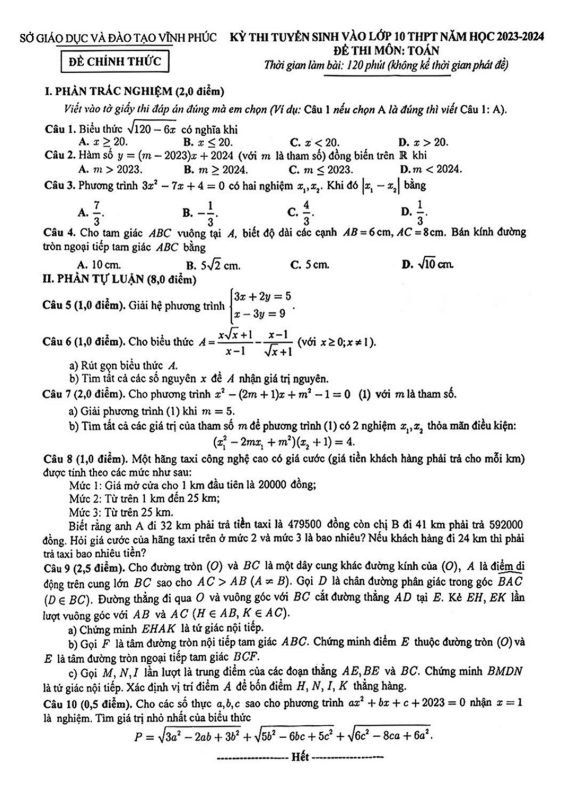de-tuyen-sinh-vao-lop-10-mon-toan-nam-2023-2024-so-gddt-vinh-phuc - THCS.TOANMATH.com