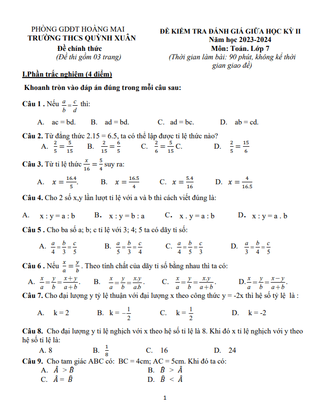 de-giua-hoc-ki-2-toan-7-nam-2023-2024-truong-thcs-quynh-xuan-nghe-an - THCS.TOANMATH.com