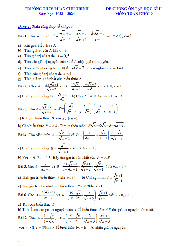 de-cuong-hoc-ki-2-toan-9-nam-2023-2024-truong-thcs-phan-chu-trinh-ha-noi - THCS.TOANMATH.com